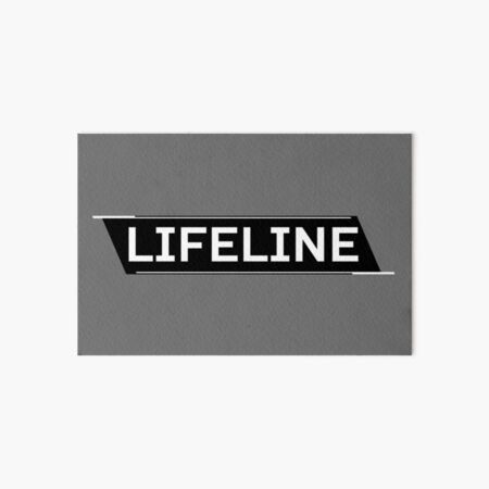 "Lifeline Tag | Apex Legends Character Logo" Art Board Print for Sale ...