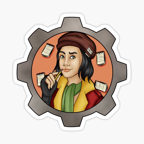 "Piper Companion Sticker" Sticker by tagrberry | Redbubble