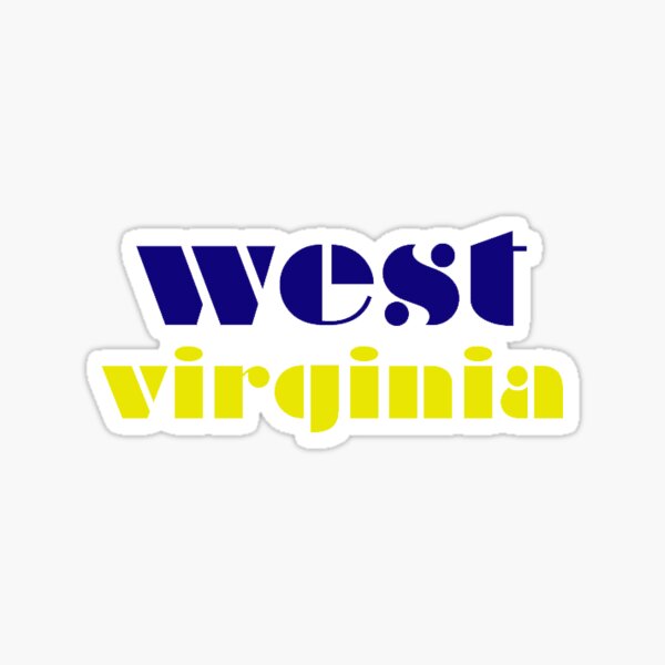 "west virginia" Sticker for Sale by briegot | Redbubble