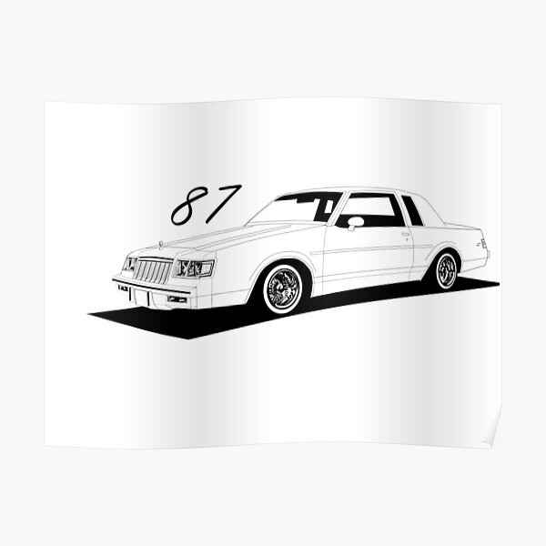 "87 Regal" Poster for Sale by ThornyroseShop | Redbubble