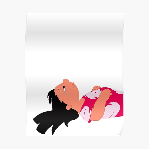 "LILO SAD TEARS - Lilo and Stitch" Poster by maddisonegreen | Redbubble