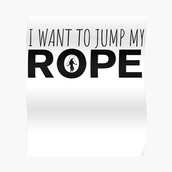 Jump Rope Posters | Redbubble