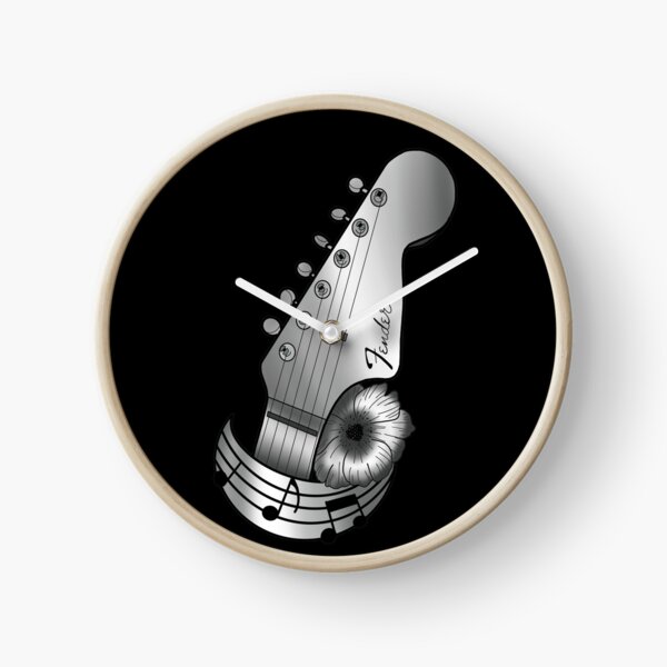 Fender Guitar Clocks | Redbubble