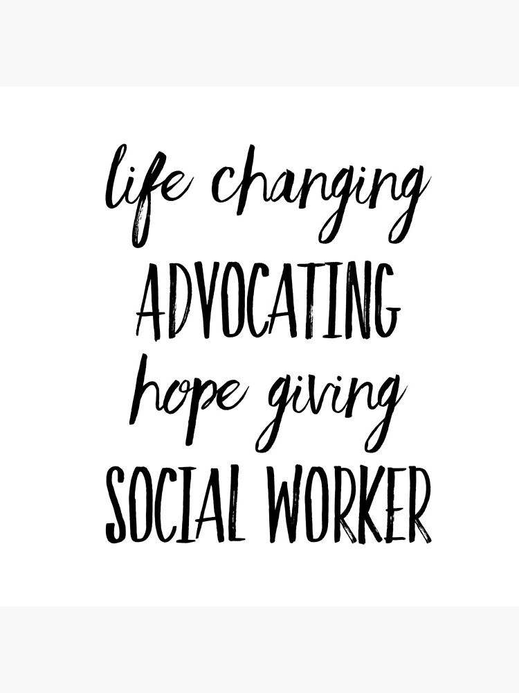 "Cursive Social Worker" Art Print for Sale by ashstatcreative | Redbubble