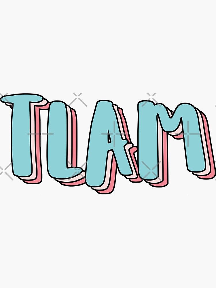 "TLAM (RETRO)" Sticker for Sale by christikdesigns | Redbubble