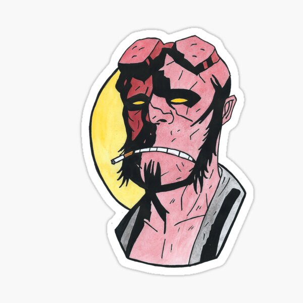 Hellboy Stickers | Redbubble