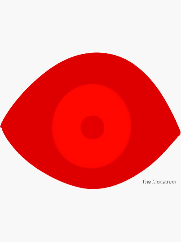 "Red eye" Sticker for Sale by ThePharrow | Redbubble