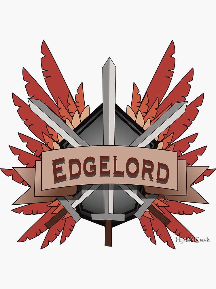 "Edgelord Seal" Sticker by HydeNGeek | Redbubble