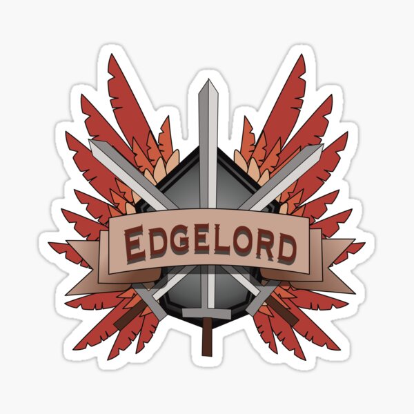 "Edgelord Seal" Sticker by HydeNGeek | Redbubble