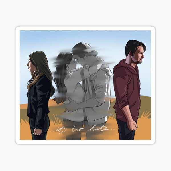 "It's Too Late" Sticker for Sale by JenSnow | Redbubble