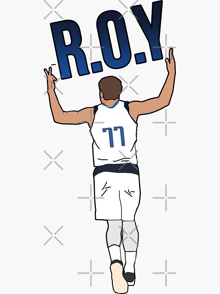 "LUKA ROOKIE OF THE YEAR 2019" Sticker by xavierjfong | Redbubble