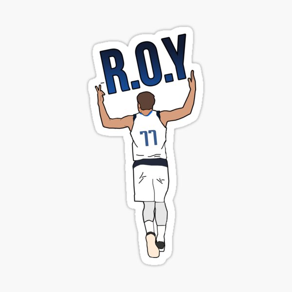 "LUKA ROOKIE OF THE YEAR 2019" Sticker by xavierjfong | Redbubble