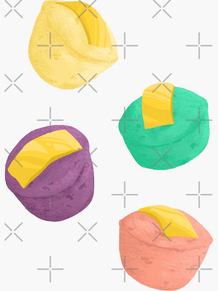 "Kakanin - Puto" Sticker for Sale by beespyjamas | Redbubble