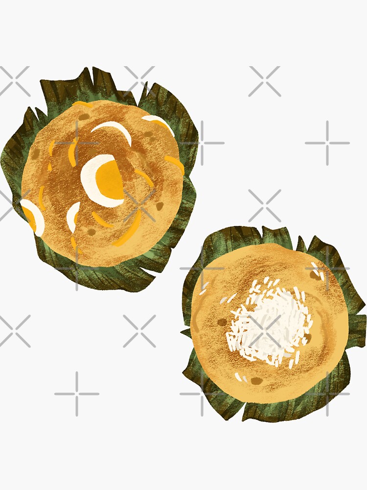 "Kakanin - Bibingka" Sticker for Sale by beespyjamas | Redbubble
