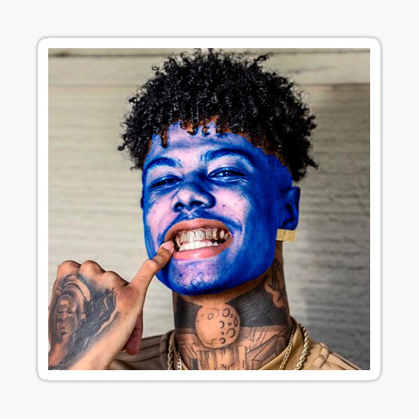 "BlueFace - bluefacebaby buzz it down" Sticker for Sale by Mirriee ...
