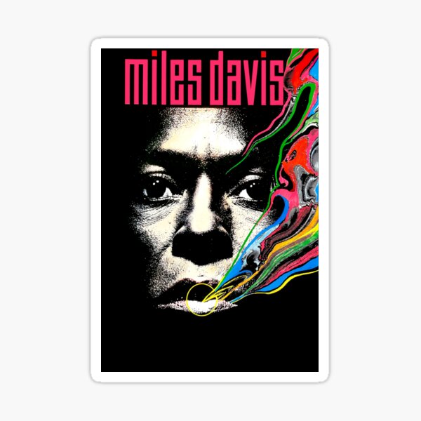 "Miles Vintage Davis Concert Retro " Sticker for Sale by ...