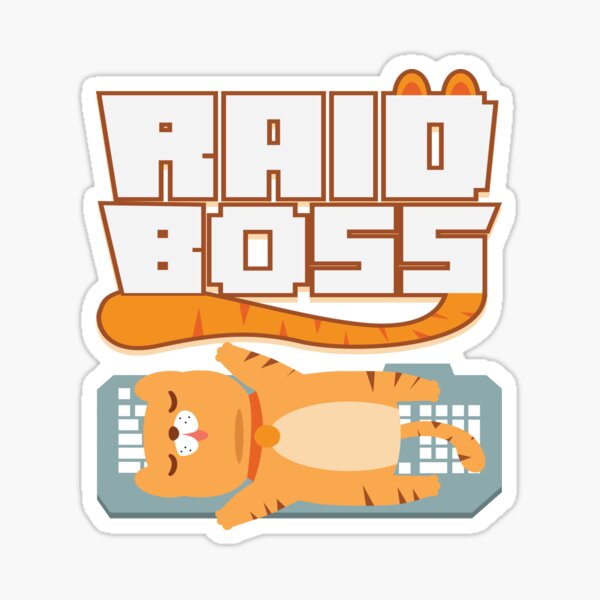 "Typical Gamer Gaming Raid PC MMORPG Nerd Gift" Sticker for Sale by ...