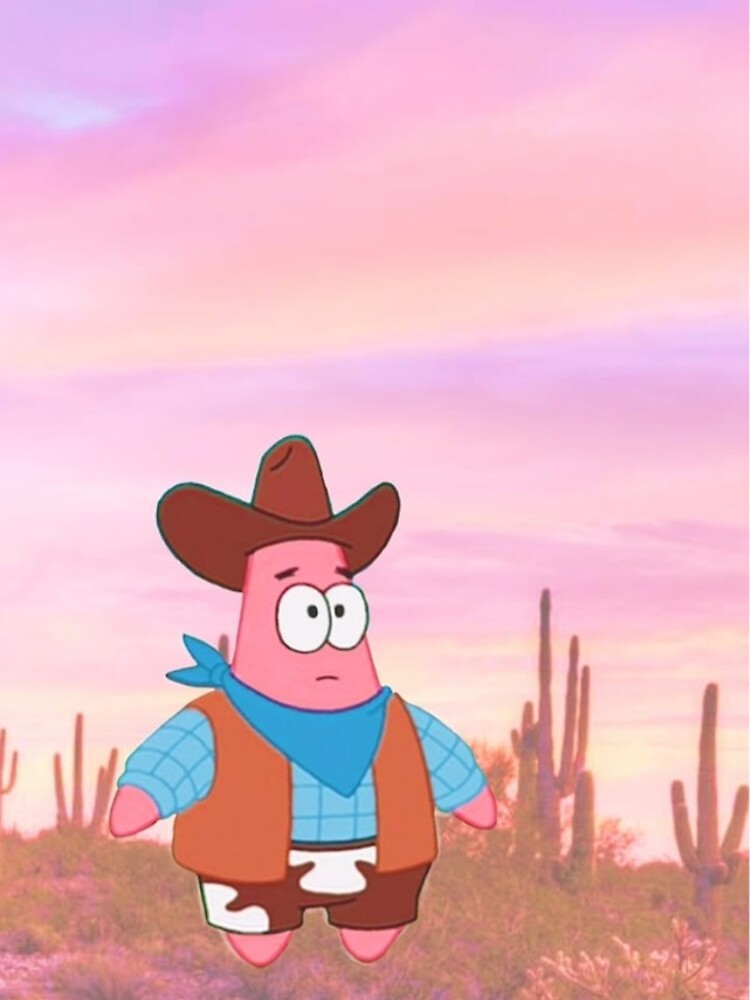 " SpongeBob Squarepants aesthetic | Cowboy" iPhone Case for Sale by ...