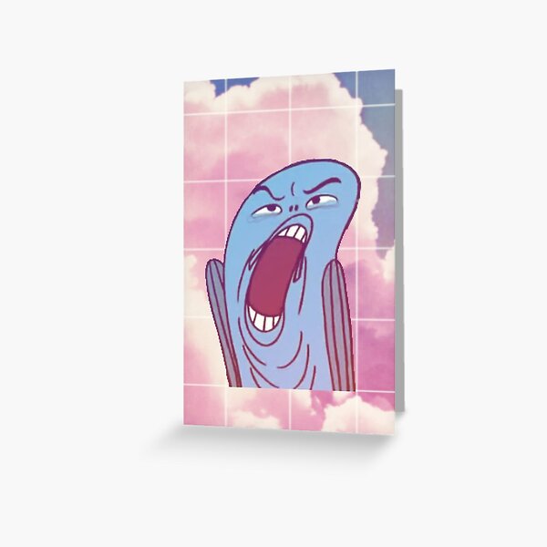 "SpongeBob Squarepants aesthetic | Disgusting" Greeting Card by Jabelss ...