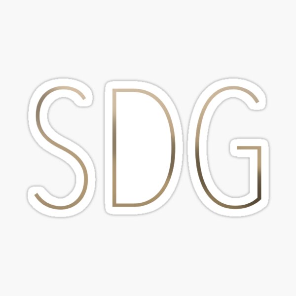 "Sdg" Sticker for Sale by sdg-forever | Redbubble