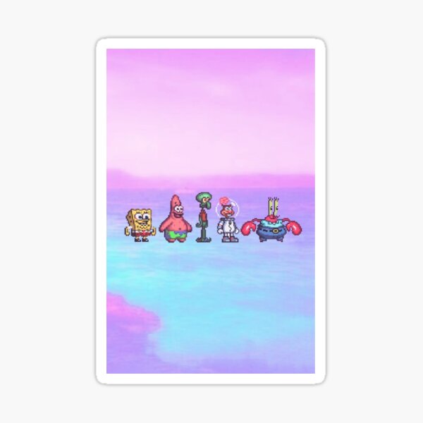 "SpongeBob Squarepants aesthetic | Family" Sticker by Jabelss | Redbubble