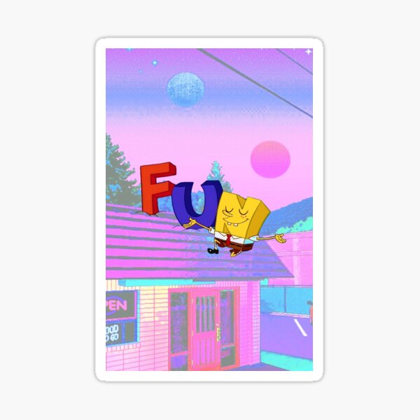"SpongeBob Squarepants aesthetic | FUN" Sticker for Sale by Jabelss ...