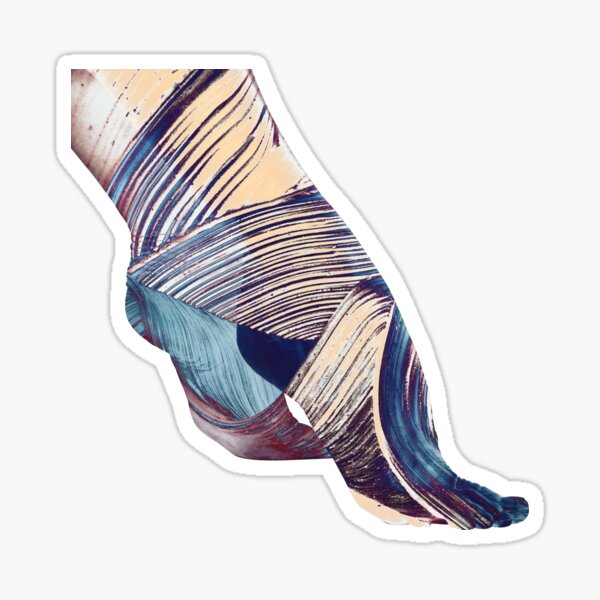 "Dancer's feet texture" Sticker by lefterisbetsis | Redbubble