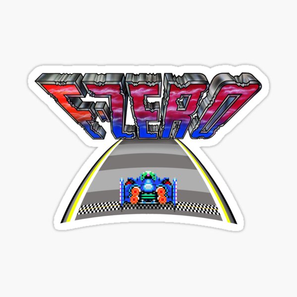 "F-ZERO Highway" Sticker by Biosiz | Redbubble