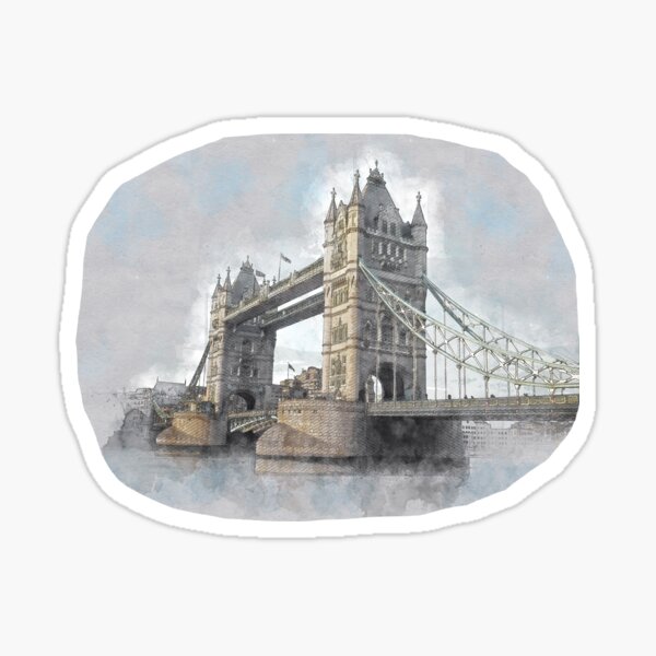 "London Bridge" Sticker for Sale by mrthink | Redbubble