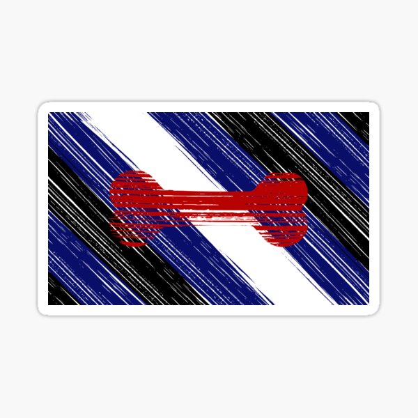 "Puppy Pride " Sticker for Sale by plaid-pup | Redbubble