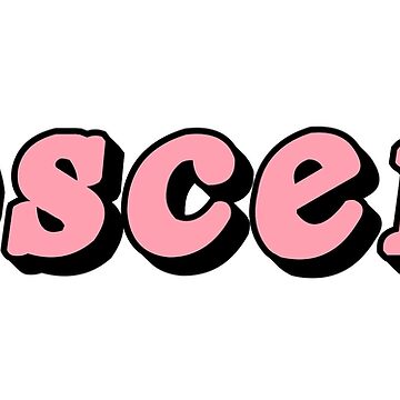 "Obscene" Sticker for Sale by ColdestEver | Redbubble
