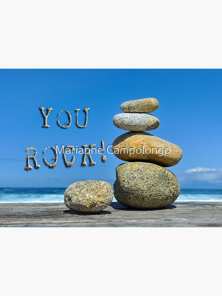 "You Rock" Sticker for Sale by campyphotos | Redbubble