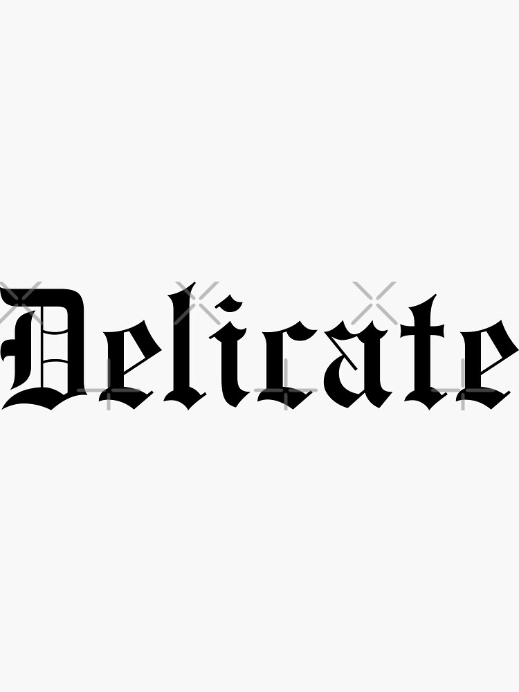 "Delicate - Reputation Taylor Swift" Sticker by bombalurina | Redbubble