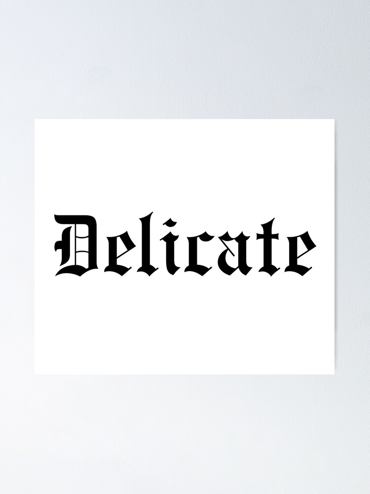 "Delicate - Reputation Taylor Swift" Poster for Sale by bombalurina ...