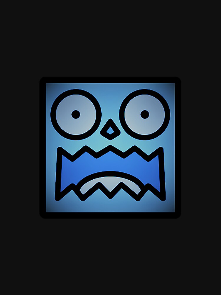 Camiseta «Geometry Dash 'Press Start' icono» de DalekSecYT | Redbubble