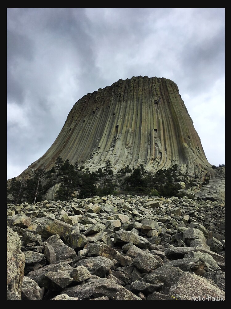 "devils tower " T-shirt for Sale by helio-hawk | Redbubble | horizon t ...