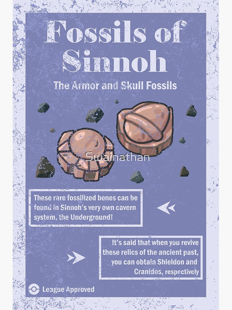 "Fossils of Sinnoh" Photographic Print for Sale by Swainathan | Redbubble