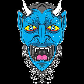 "Classic Devil Illustration" Sticker for Sale by newimagedepot | Redbubble