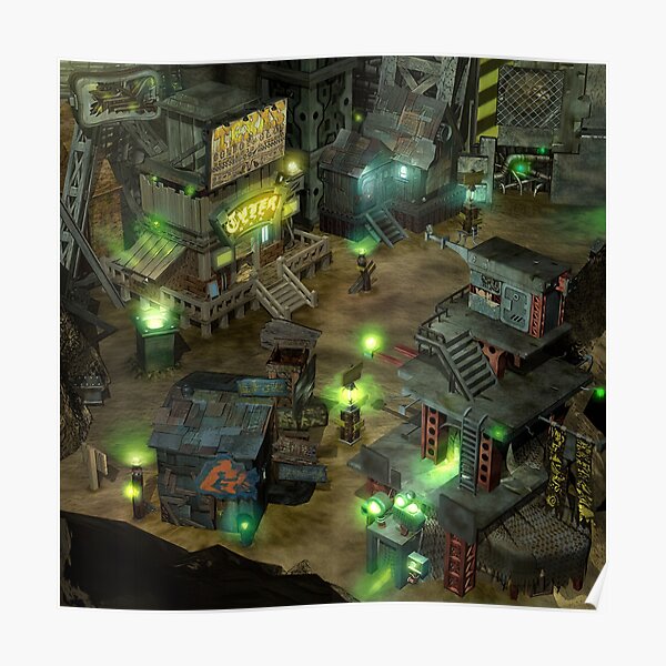 "Midgar - Sector 7 [Main]" Poster for Sale by GlitchBob452 | Redbubble