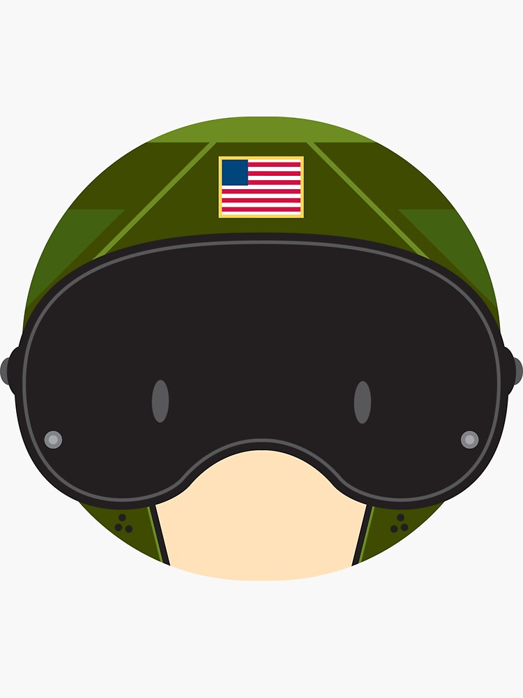 "Cartoon Air Force Fighter Pilot" Sticker by MurphyCreative | Redbubble