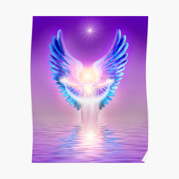 "The Angel Of Divine Protection" Poster by Endre | Redbubble