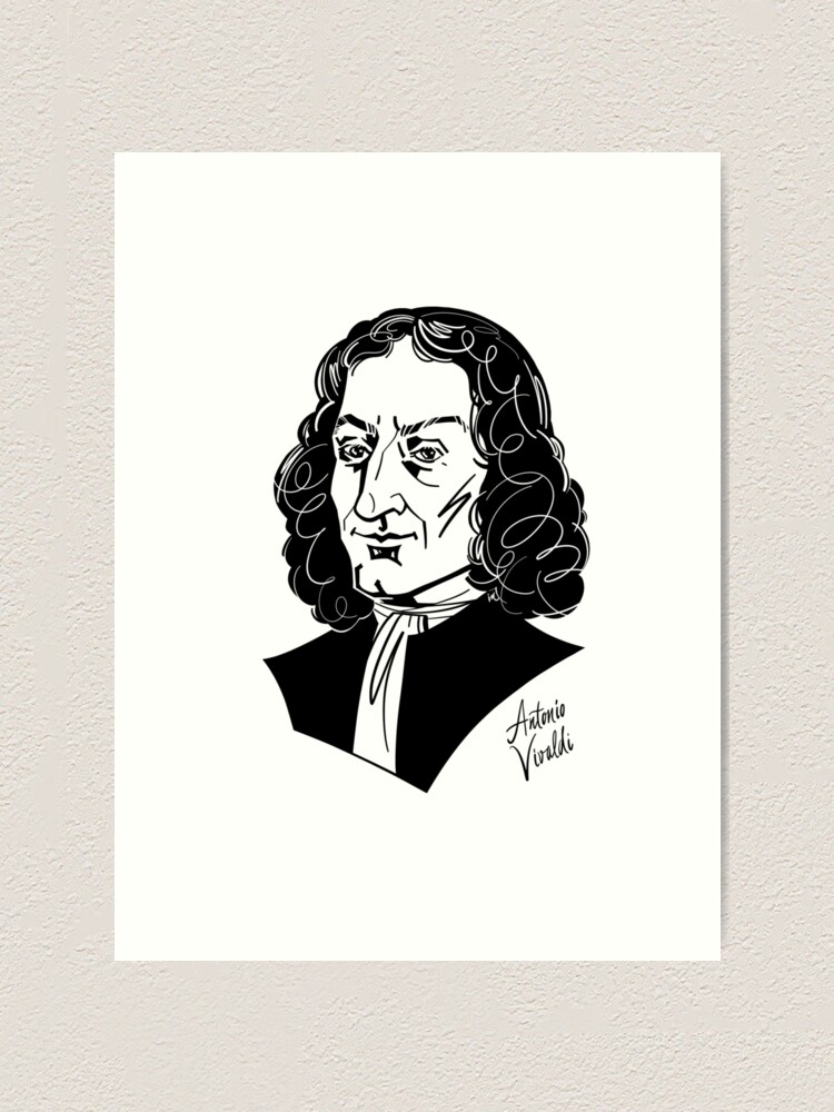 "Antonio Vivaldi" Art Print for Sale by irinaivanova | Redbubble