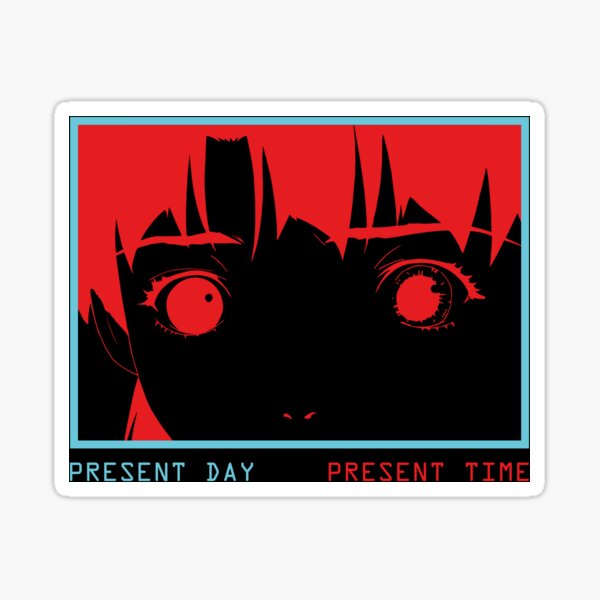 "Present Day - Present Time - Lain - RGB" Sticker for Sale by ...