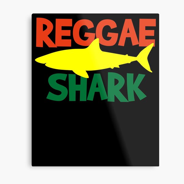 Reggae Shark Metal Prints | Redbubble