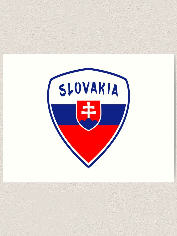 "Slovakia Coat of Arms / Gift National Colors Flag" Art Print for Sale ...