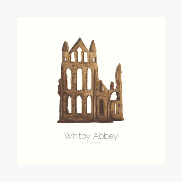 "Whitby Abbey" Art Print for Sale by timemmerson | Redbubble