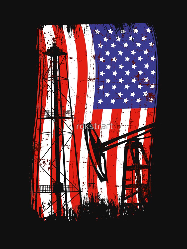 "Oilfield, American Roughneck" T-shirt for Sale by rckstrart ...