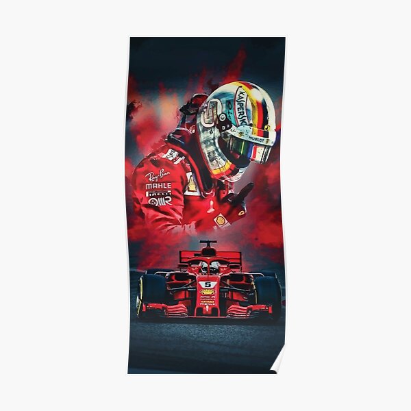 Sebastian Vettel Posters | Redbubble