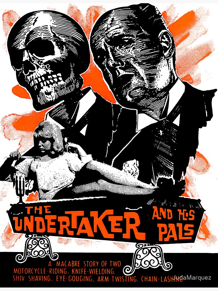 "THE UNDERTAKER" Sticker for Sale by JudaMarquez | Redbubble
