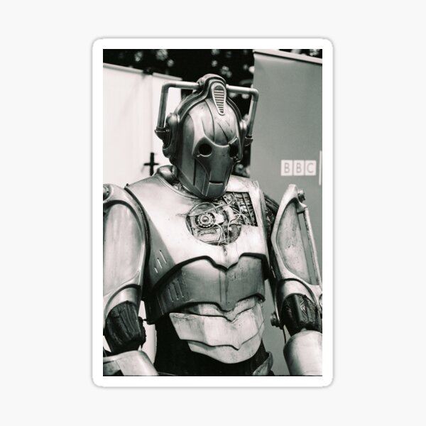 "Cyberman" Sticker by lepoflex | Redbubble